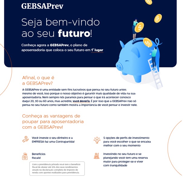 GEBSAPrev - Sociedade de Previdência Privada | Adesão ao plano